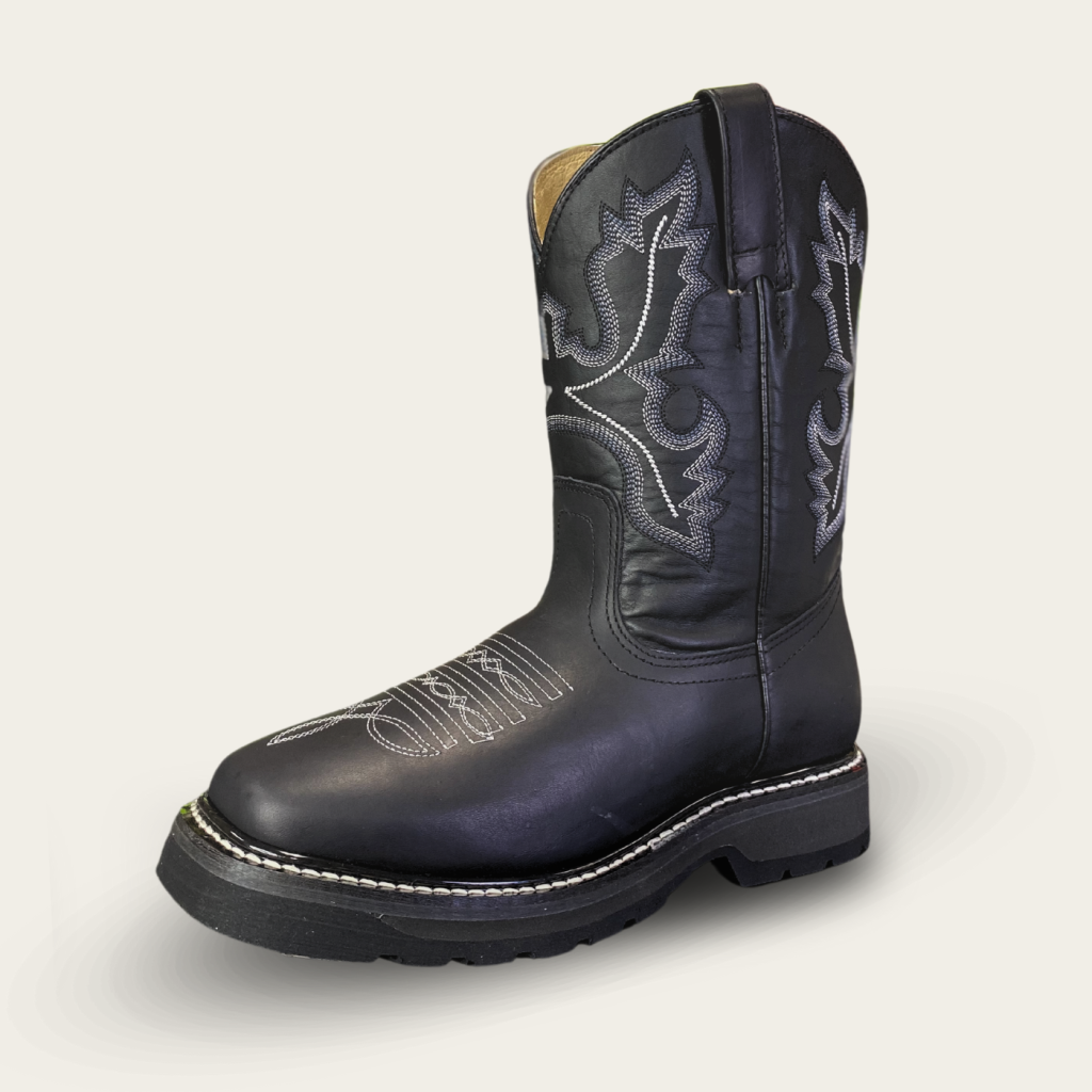 El General Black Boots – Mr Navas Western Wear