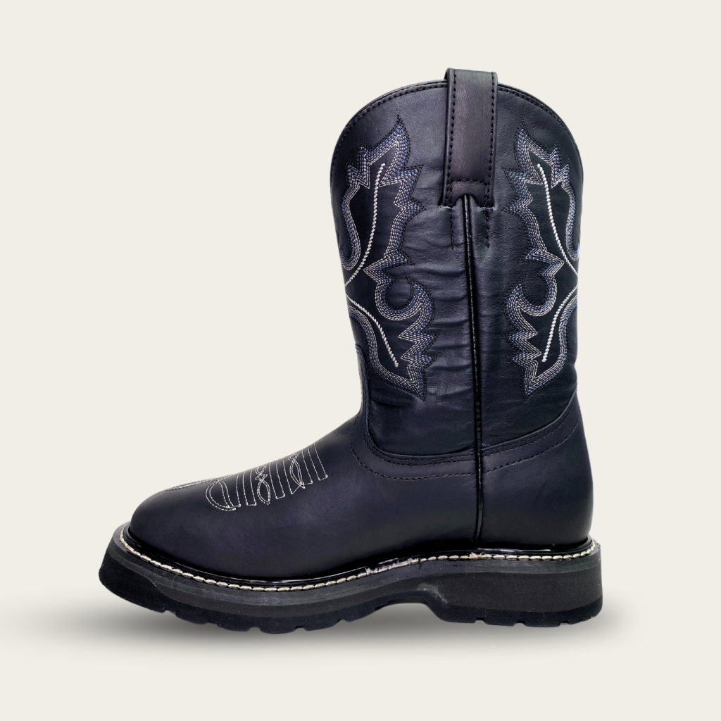 El General Black Boots – Mr Navas Western Wear